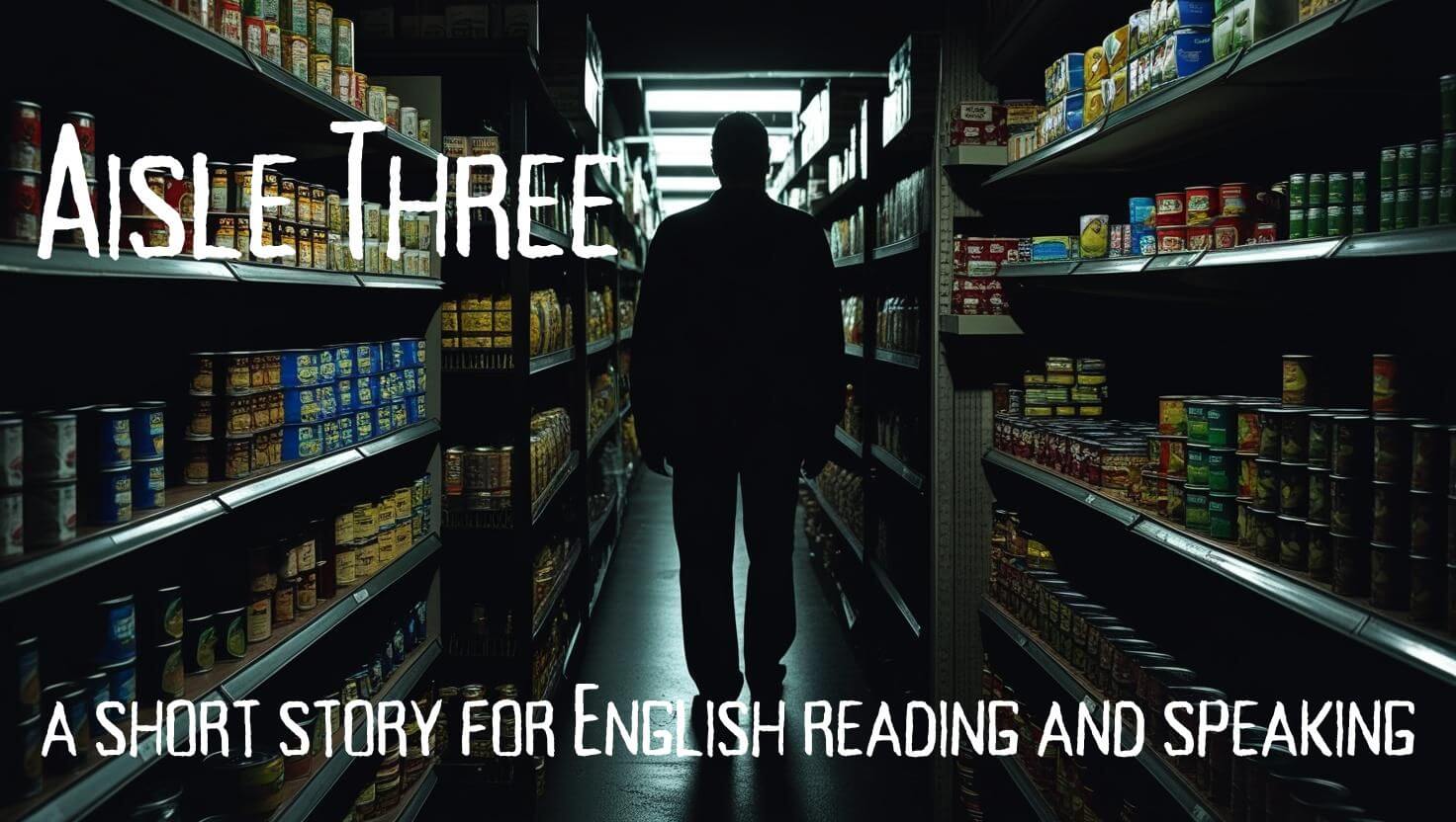 Aisle Three — a short story for English reading and speaking - Man Writes